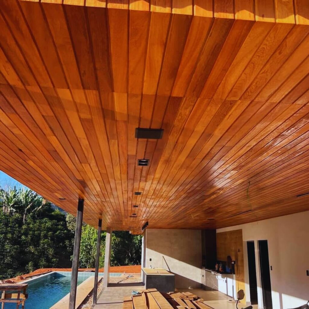 Forro Angelim Extra 10cm - Peças de 70cm - Macal Madeiras