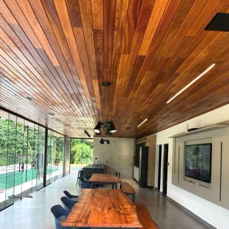 Forro Angelim Extra 10cm - Peças de 90 cm - Macal Madeiras