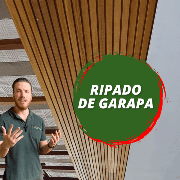 Ripado de Madeira Garapa Extra 10cm - Macal Madeiras